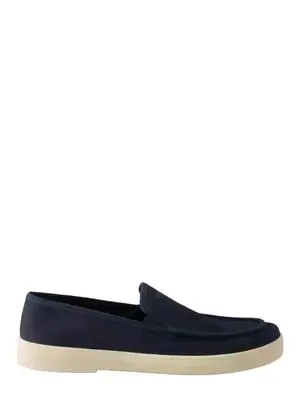 Prada Fabric Loafers - Blue