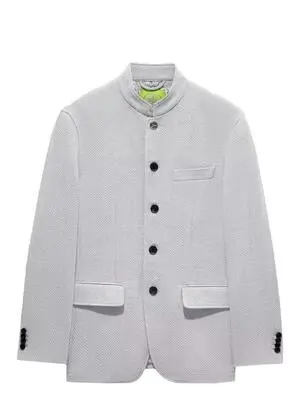 Shanghai Tang Button-detailed Jacket - Grey