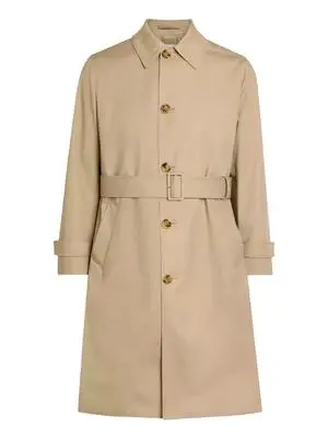 LARDINI Belted Coat - Neutrals