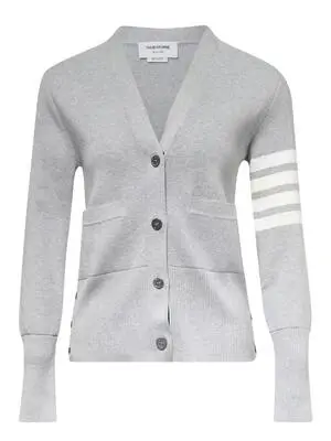 Thom Browne Milano Stitch Cardigan - Grey