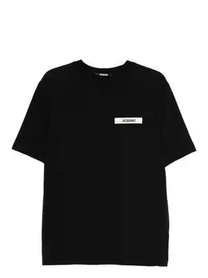 Jacquemus Gros Grain T-shirt - Black