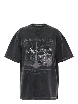 Andersson Bell Rosie Hot-fix Printed T-shirt - Grey