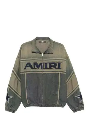 Amiri Logo Denim Jacket - Blue