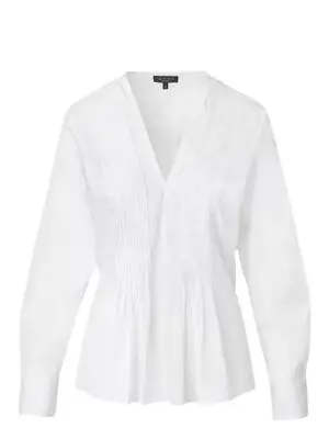 Rag & Bone Asher V-neck Blouse - White