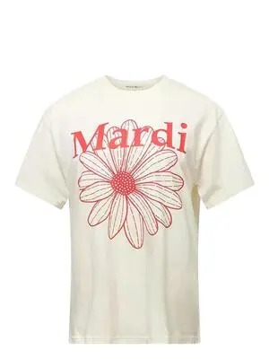 MARDI MERCREDI LES PETITES Floral Print T-shirt - Neutrals