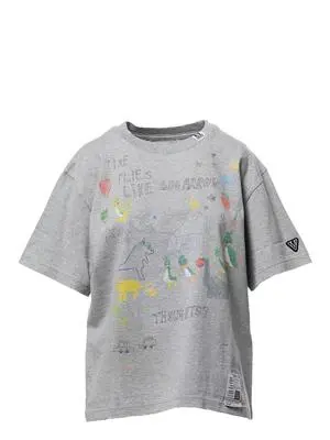 Mihara Yasuhiro Doodle-print T-shirt - Grey