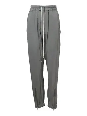 Rick Owens Drawstring-fastening Track Pants - Grey