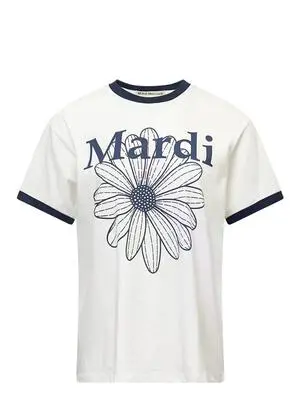 MARDI MERCREDI LES PETITES Flower Ringer T-shirt - Neutrals