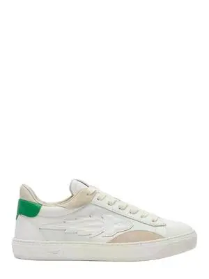 ENTERPRISE JAPAN Rocket Appliquéd Sneakers - White