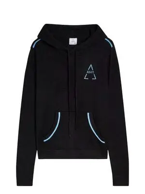 AN-Y1 Kangaroo-pocket Hoodie - Black