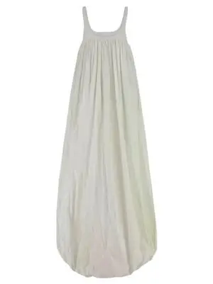 ARMARIUM Gathered Balloon-hem Dress - White