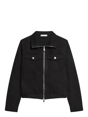 Helmut Lang Zip-up Denim Jacket - Black