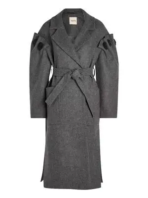 AKYN Zaria Belted Coat - Grey