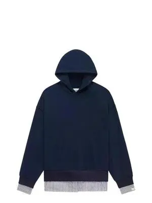 WE-AR4 Hooded Cotton Sweatshirt - Blue