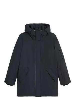 Marc O'polo Hooded Water-repellent Coat - Blue