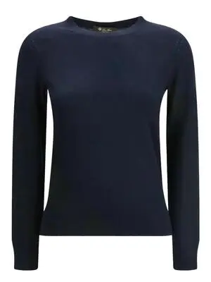 Loro Piana Piuma Crew-neck Sweater - Blue