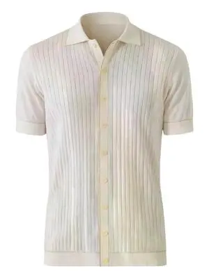 PATRICK ASSARAF Short-sleeve Knitted Shirt