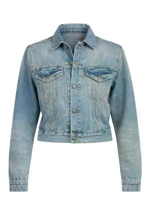 R13 Buttoned Denim Trucker Jacket