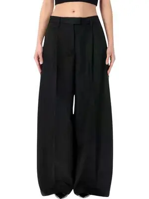 THELATEST Deva Pleated Trousers - Black