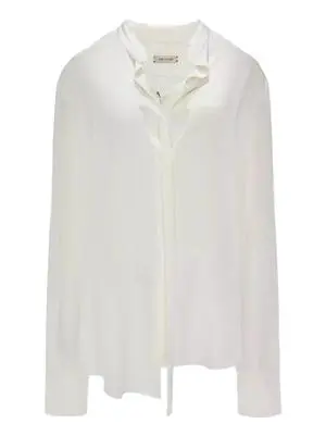 THE MANNEI Tie-detail Shirt - White