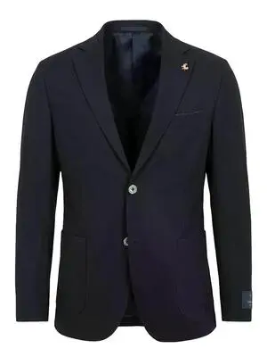 TOMBOLINI Notched Lapel Blazer - Blue