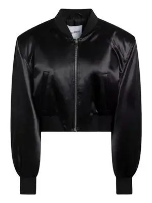 Attico Zip-up Bomber Jacket - Black