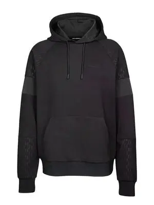 Karl Lagerfeld Paneled Hoodie - Black