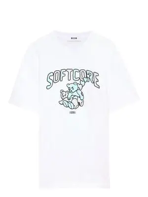 MSGM Graphic-print T-shirt - White