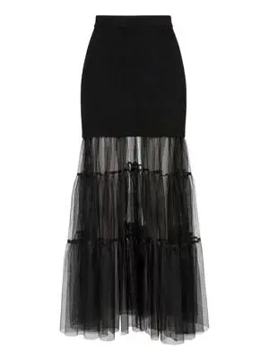 Sea Seraphine Tulle Skirt - Black