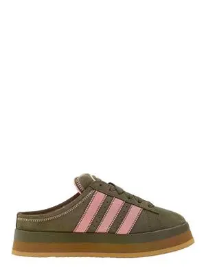 Adidas Campus 00s Platform-sole Slippers - Green