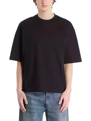 Calvin Klein Logo-embossed T-shirt - Black