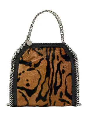 Stella McCartney Mini Falabella Tiger-print Tote Bag - Brown