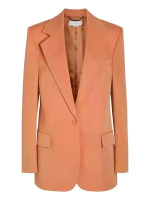 Stella McCartney Notched-lapel Single-breasted Blazer - Orange