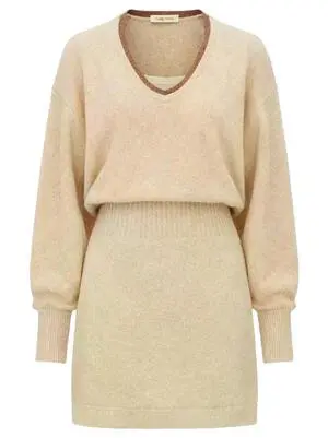 Alexis Colby Mini Dress - Neutrals