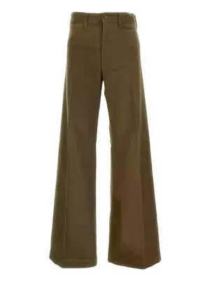 Polo Ralph Lauren Button Palazzo Pants - Green