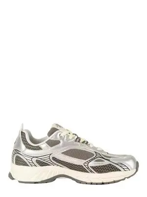 MERCER The Re-run Panelled Sneakers - Silver