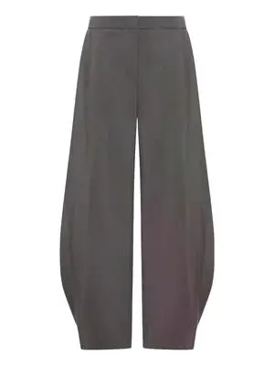 Giorgio Armani Round Hem Trousers - Grey