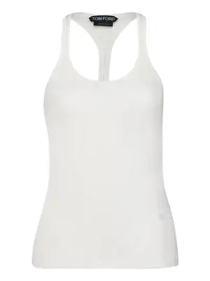 TOM FORD Racer-back Tank Top - White