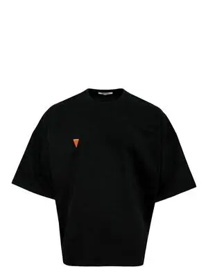 BLACKJACK T-shirt With Triangle Detail - Black