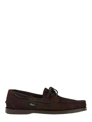 Paraboot Leather Boat Shoes - Brown