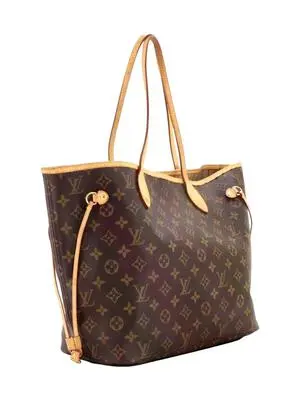 LOUIS VUITTON Neverfull Monogram Canvas Mm Tote - Brown