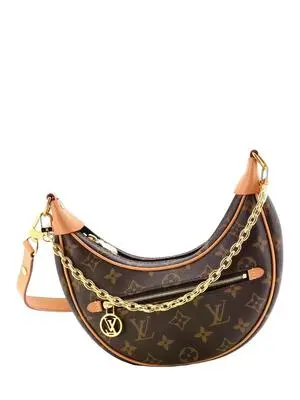 LOUIS VUITTON Loop Handbag Monogram Canvas - Brown