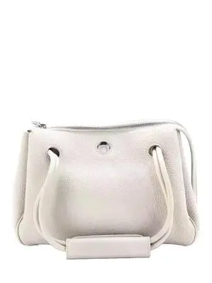 Loewe Madrid Leather Small Shoulder Bag - White