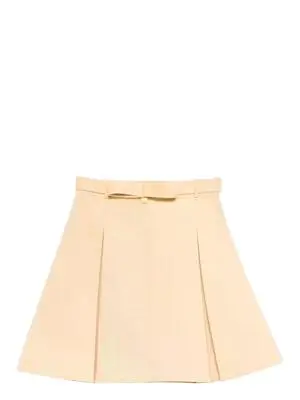 ALICIA AUDREY Louisa Mini Skirt - Yellow