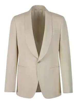 LARDINI Buttoned Single-breasted Blazer - Neutrals