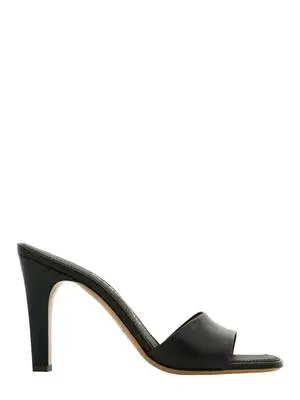 FERRAGAMO High-heeled Slide - Black