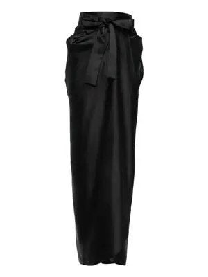 VIVIENNE WESTWOOD Kendall Tie Wrap Maxi Skirt - Black