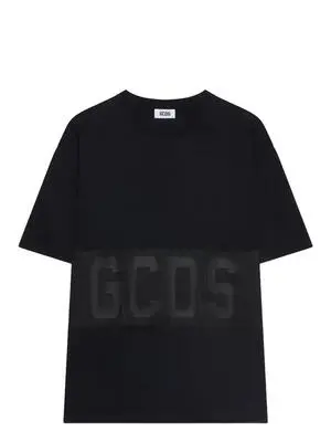 Gcds Logo-band T-shirt - Black