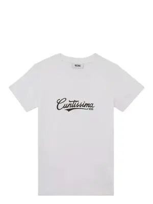 Gcds Lettering Print T-shirt - White