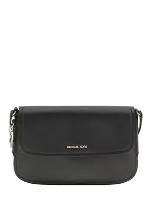 Michael Kors Logo-plaque Crossbody Bag - Black